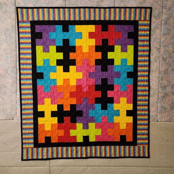 Other | New Kids Autism Quilt Puzzle Pieces | Poshmark